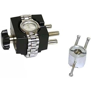 Amazon.com: 2 Watch Case & Clock Movement Holder Repair Vise Tools: Watches