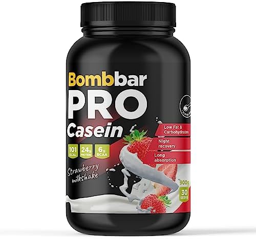 Bombbar Premium Casein Protein Powder - Slow Digesting, Muscle Repair ...