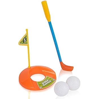 Amazon.com: Gamie Mini Tabletop Golf Game - 5 Piece - Indoor Table Top ...