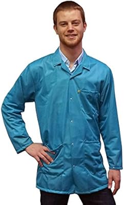 Light Weight Anti-Static Lab Coat ESD Smocks with High ESD Protection ...