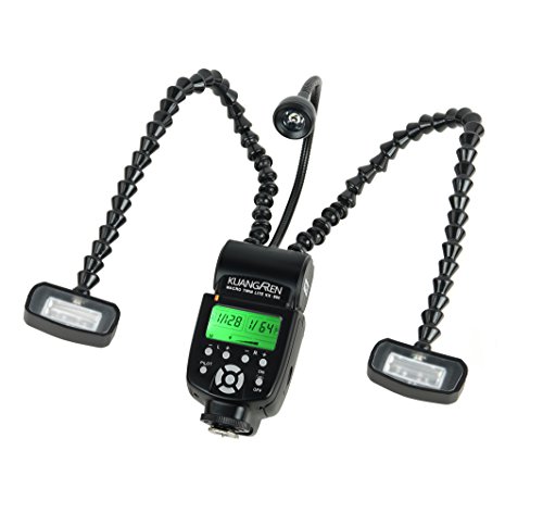 Camera Macro Flash with Flexible arms Twin Flash Light KUANGREN ...