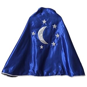 Amazon.com: Kids Blue Magician Star & Moon Cape: Toys & Games
