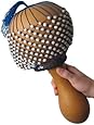 Amazon.com: Axatse African Shaker - Maraca, Rumba Shekere - 8" X 15 ...