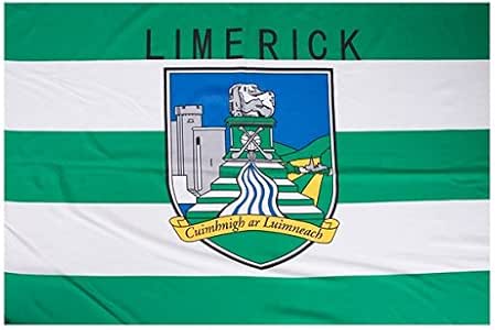Amazon.com : LIMERICK Official Ireland GAA Crest County Flag 152cm ...