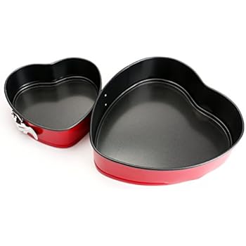 Amazon.com: casaWare Heart Springform 10-Inch Pan, Ceramic Coated ...