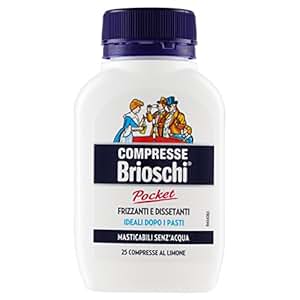 Amazon.com: Brioschi: "Compresse Pocket" Effervescent Antacid Chewable ...