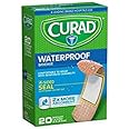 Amazon.com: Curad Waterproof Bandages 1 X 3-1/4 Inches 20 Each : Health ...