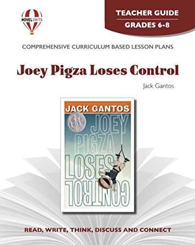 Joey Pigza Loses Control - Teacher Guide by Novel Units: Novel Units ...