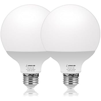 G120 Large LED Globe Bulbs，18W 2700K Warm Yellow(Equivalent Edison Bulb ...
