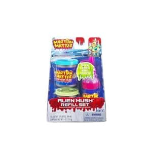 Amazon.com: Martian Matter Alien Mush Refill Kit Pink, Blue, Teal: Toys ...