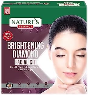 Nature's Essence Brightening Diamond Facial Kit 3 Use, White, 75 gm, Diamond, 5 count price in ...