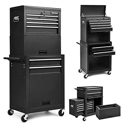 Mua Goplus 6-Drawer Rolling Tool Chest, 3-in-1 Tool Box Organizer w ...