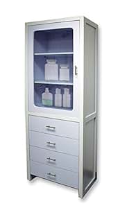 Amazon.com: Exquisite Spa Storage Cabinet with 4 Sliding Drawers- Space ...