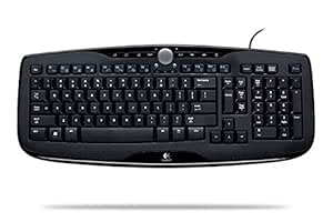 Logitech Media Keyboard 600 - Teclado multimedia con cable USB (teclado ...
