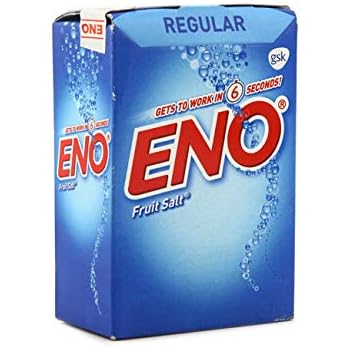Amazon.com: ENO Fruit Salt Sparkling Antacid Original 100g (REGULAR, 3 ...