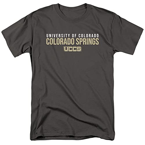 University Of Colorado Colorado Springs Official Stacked Unisex Adult T ...