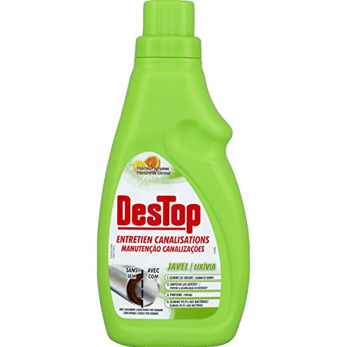 Destop - Destop entretien canalisation javel - La bouteille de 750 ml ...