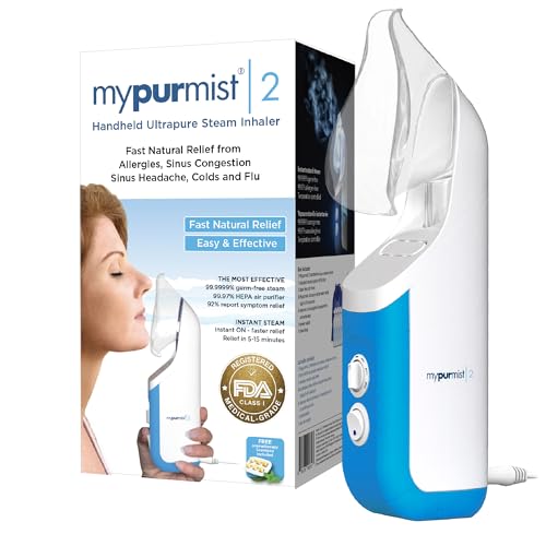 Mypurmist Ultrapure Steam Inhaler (Plug-in)- Handheld Steamer ...