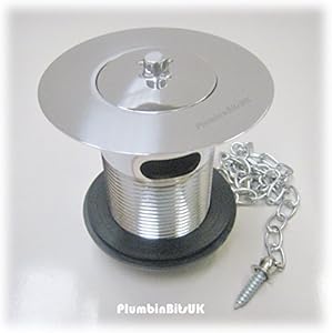 Belfast sink waste - Chrome: Amazon.co.uk: Kitchen & Home