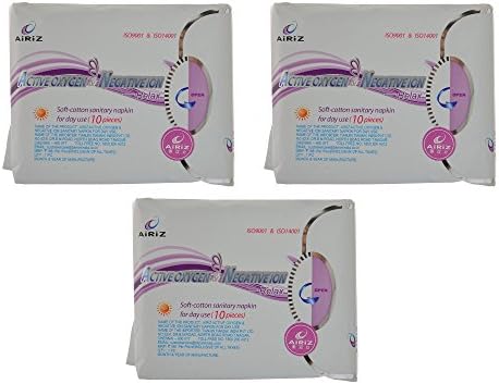 TIENS Airiz Active Oxygen and Negative Ion Sanitary Napkins for Day Use ...