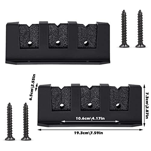 Fishing Rod Holder Wall Mount Fishing Rod Rack Black Horizontal Rod ...