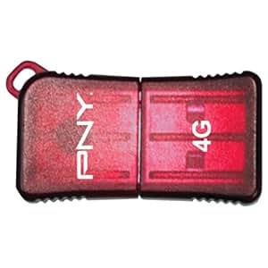 Amazon.com: PNY 4 GB Micro Sleek USB Drive, Red P-FDU4GBSLK/RED-EF ...