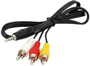 Amazon.com: 3.5mm (1/8 in) TRS to RCA Left/Right Audio Cable : Electronics