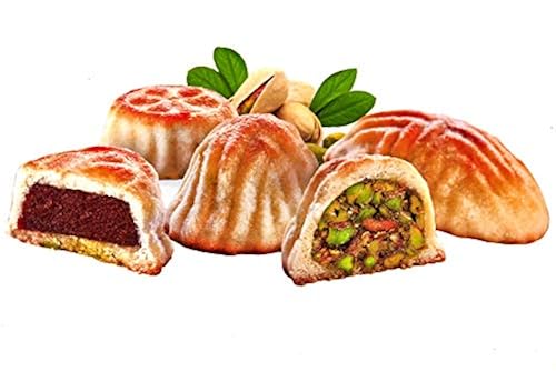Assortment Maamoul Cookies Pistachio, Dates, Walnuts| 37 Pieces (25 Oz ...