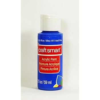 Amazon.com : Craft Smart Acrylic Paint 2 Fl.oz. 1 Bottle White ...