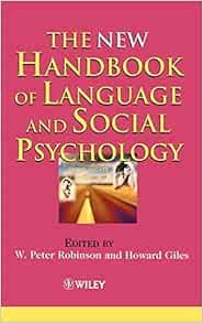 Amazon.com: The New Handbook of Language and Social Psychology ...