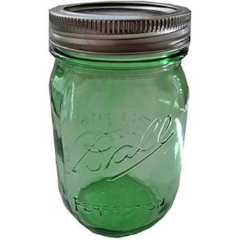 Amazon.com: Ball Heritage Collection Pint Jars with Lids and Bands ...