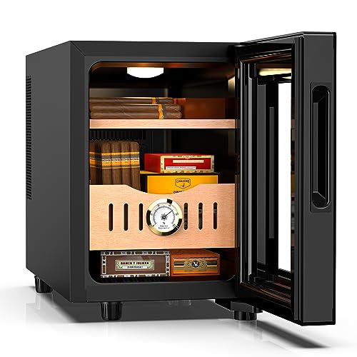 Mojgar 16L Electric Humidor, 100 Counts Cigar Humidor Cabinet with ...