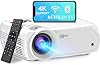 1080P WiFi Bluetooth Projector Built-in TV, TOPBLY 4K Supported with ...
