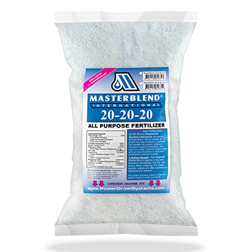 MASTERBLEND 20-20-20 All Purpose Fertilizer (1 Pound Bag) - Exclusive ...