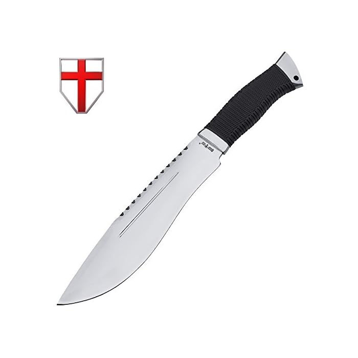 Buy Jungle Rambo Bowie Knife - Big 10 inch Camp Knife with Spear Point ...