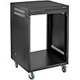 Amazon.com: Auray ERS- 12U Steel Equipment Rack with 3" Casters (12 RU ...