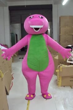 Barney the Dinosaur Mascot Costume Adult Size: Amazon.co.uk: Toys & Games