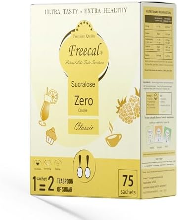 Freecal Diet Sugar (Sucralose Healthy Sugar) | Zero Calorie Sugar ...