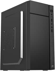 C3Tech MT-34BK Micro-ATX Enclosure Black with 200w Power Supply, Mid ...