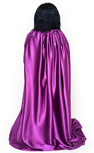 V Steam Gown (purple), Bath Robe, full body covering, soft and sleek ...