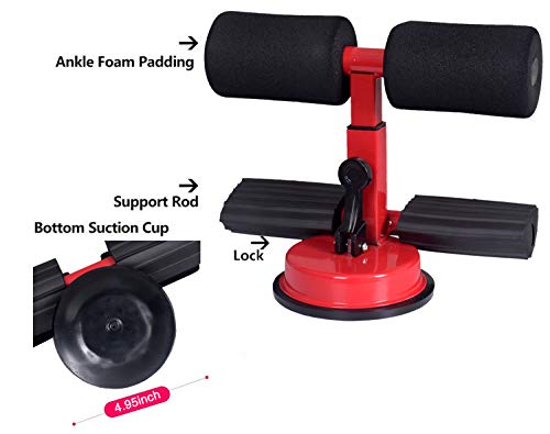 Upgraded Sit Up Assistant Device,Portable Sit Up Bar for Floor,Strong ...