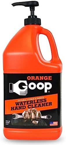 Orange Goop Liquid Gel Waterless Natural Citrus Hand Cleaner 1 Gallon ...
