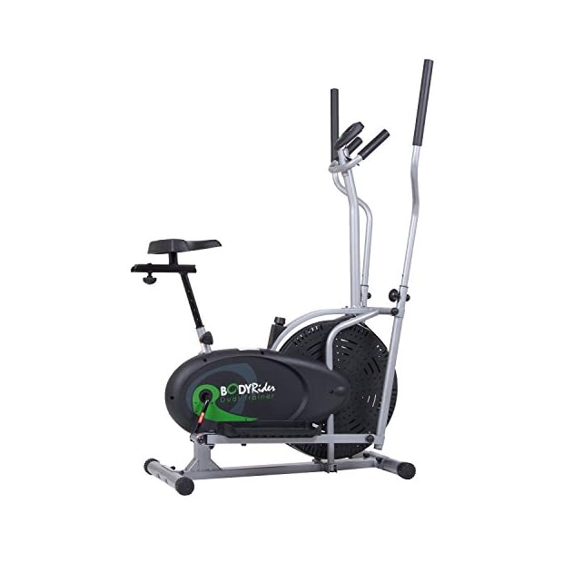 Body Rider Elliptical Trainer and Exercise Bike with Seat and Easy ...