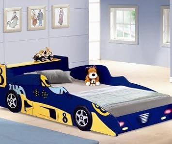 Formula 1 Blue Racing Car Bed - Joseph: Amazon.co.uk: Health & Personal ...