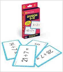 Amazon - Carson Dellosa Division Flash Cards, Math Flash Cards With ...
