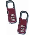 Amazon.com: The Club UTL851D Backpack Lock, Red, Pack of 2 : Sports ...