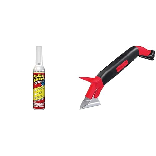 Flex Shot Rubber Adhesive Sealant Caulk 8 oz and Flex Shot Black 8 oz ...