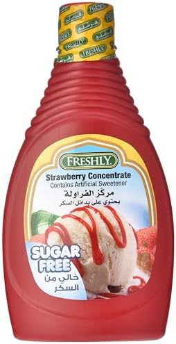 Freshly Strawberry Syrup Sugar Free, 510g price in Saudi Arabia ...