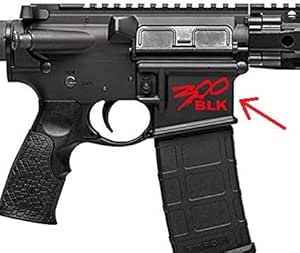 Amazon.com: 4 pcs 300 Blackout BLK AR15 Lower Graphic - Spartan Style ...