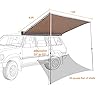 Car Awning Rooftop Tent Replacement RV Awning Shade Roof Rack Awning ...